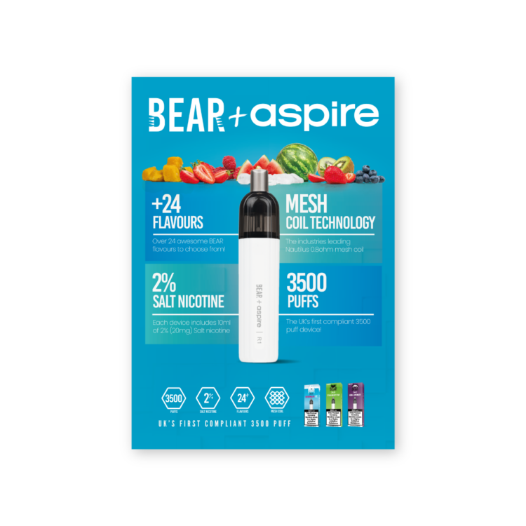 A5 Leaflet 2 – BEAR+aspire R1 – Eco-Vape Wholesale